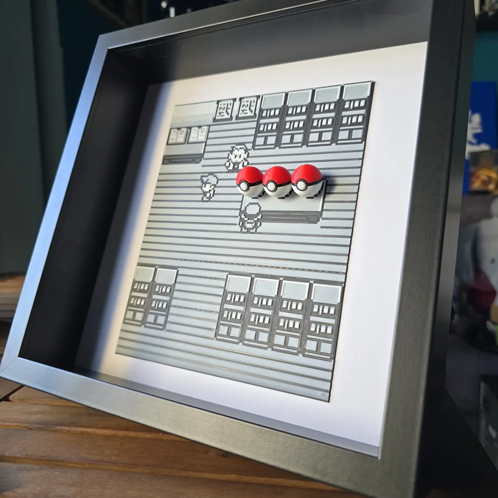 Pokemon Oak's lab - Choose your starter HueForge by DotCom Artwork ...