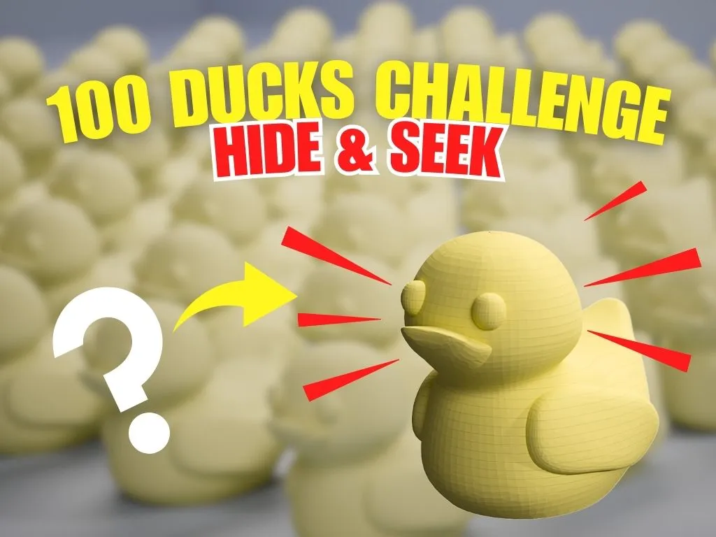 100 duck hunt – Hide and seek game - Free 3D Print Model - MakerWorld