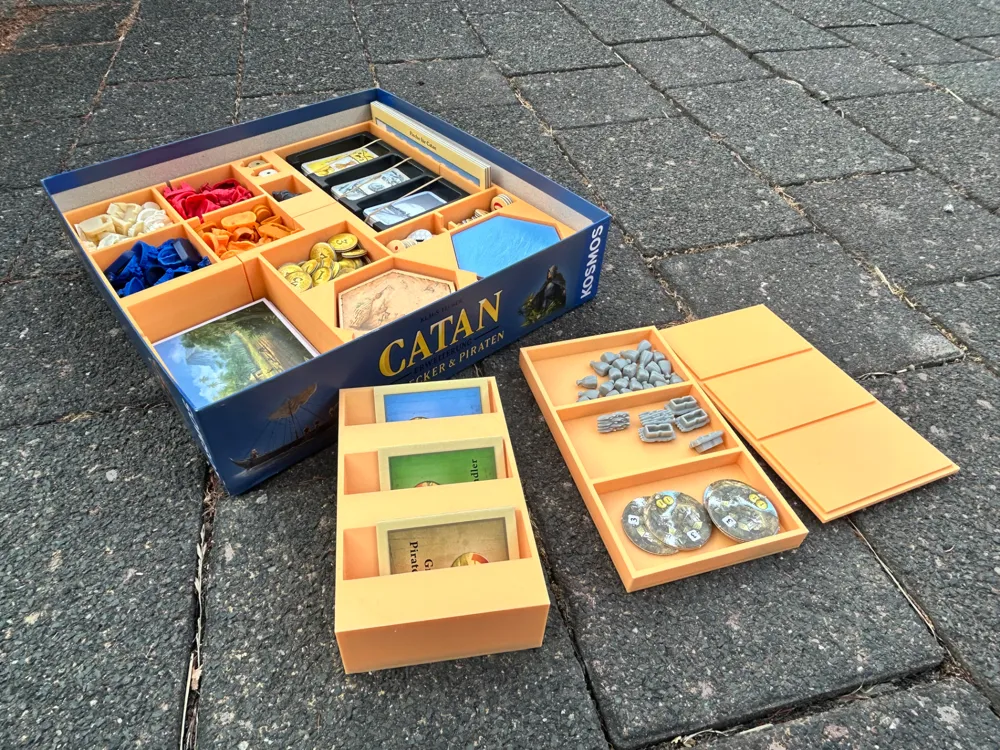 Settlers of Catan Explorers & Pirates Box Organizer by janaeichholz ...