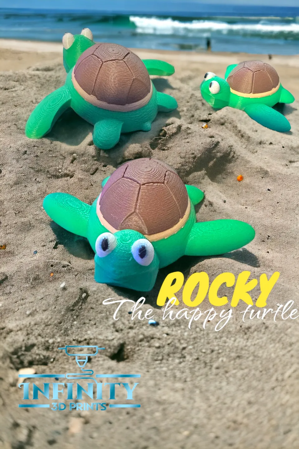 HAPPY TURTLE by Infinity 3D Prints - MakerWorld