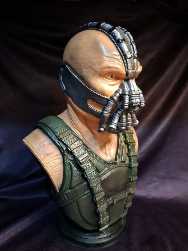 Bane Bust The Dark Knight by Random3D MakerWorld: Download Free 3D Models