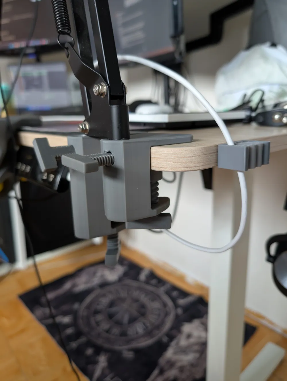 Universal Desk Clamp for Lights and Mics V3 - Free 3D Print Model ...