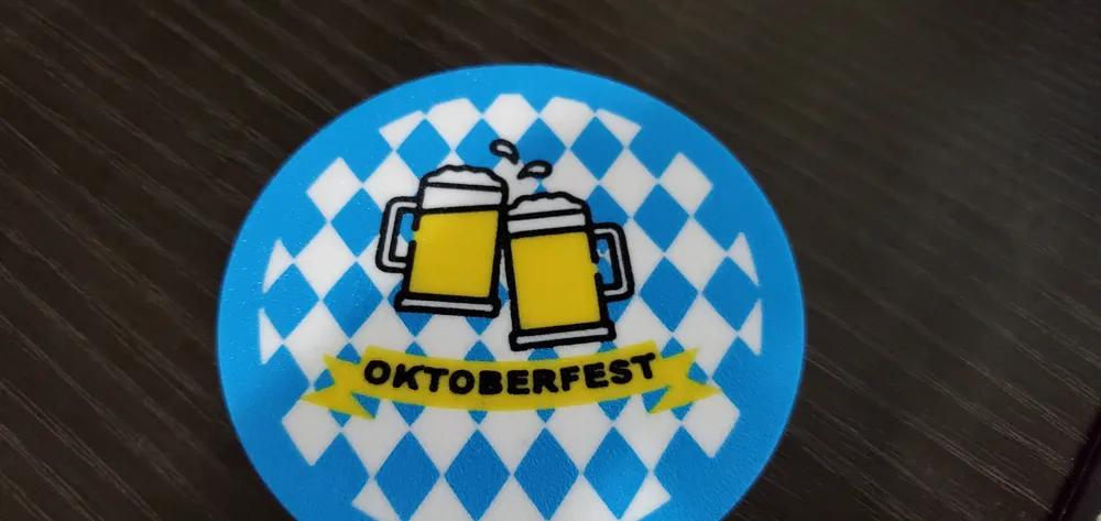 Oktoberfest Coaster by Paniza MakerWorld: Download Free 3D Models