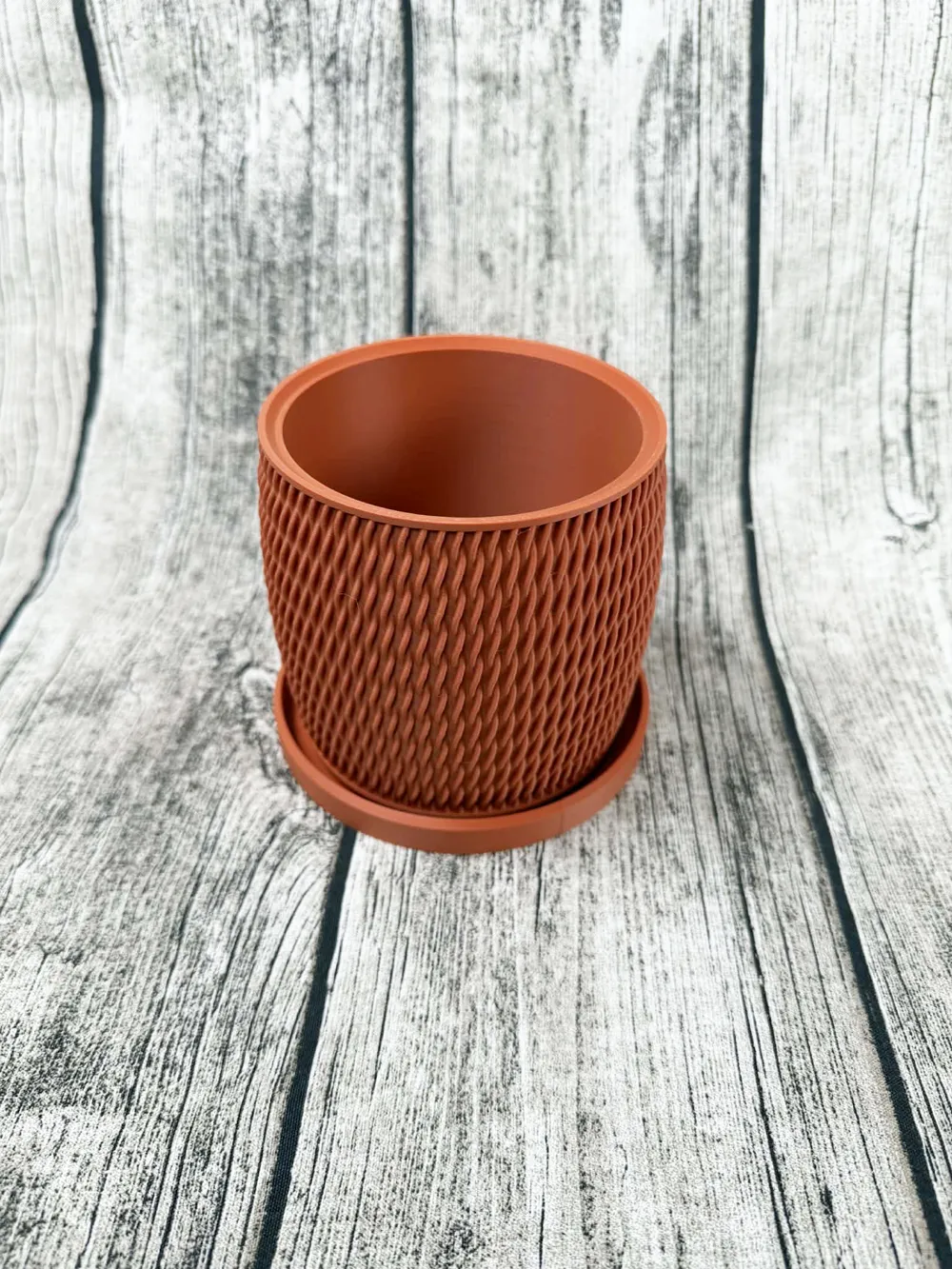 Basket Planter with drip tray - Free 3D Print Model - MakerWorld