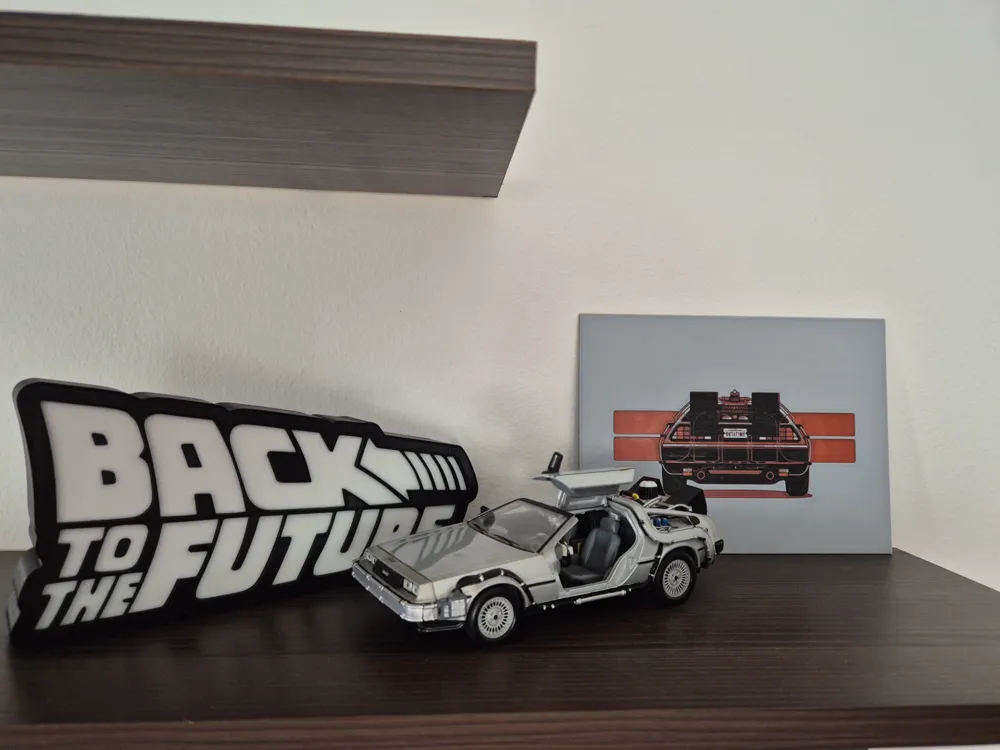 DeLorean BTTF HueForge by Rod - MakerWorld