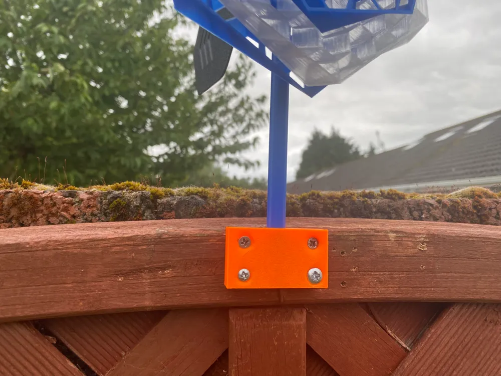 Mount and stronger rod for Toroidal Windmill by Ghost MakerWorld ...