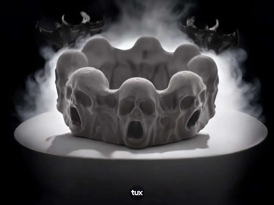 Soul Scream Crown by tux3105 MakerWorld: Download Free 3D Models