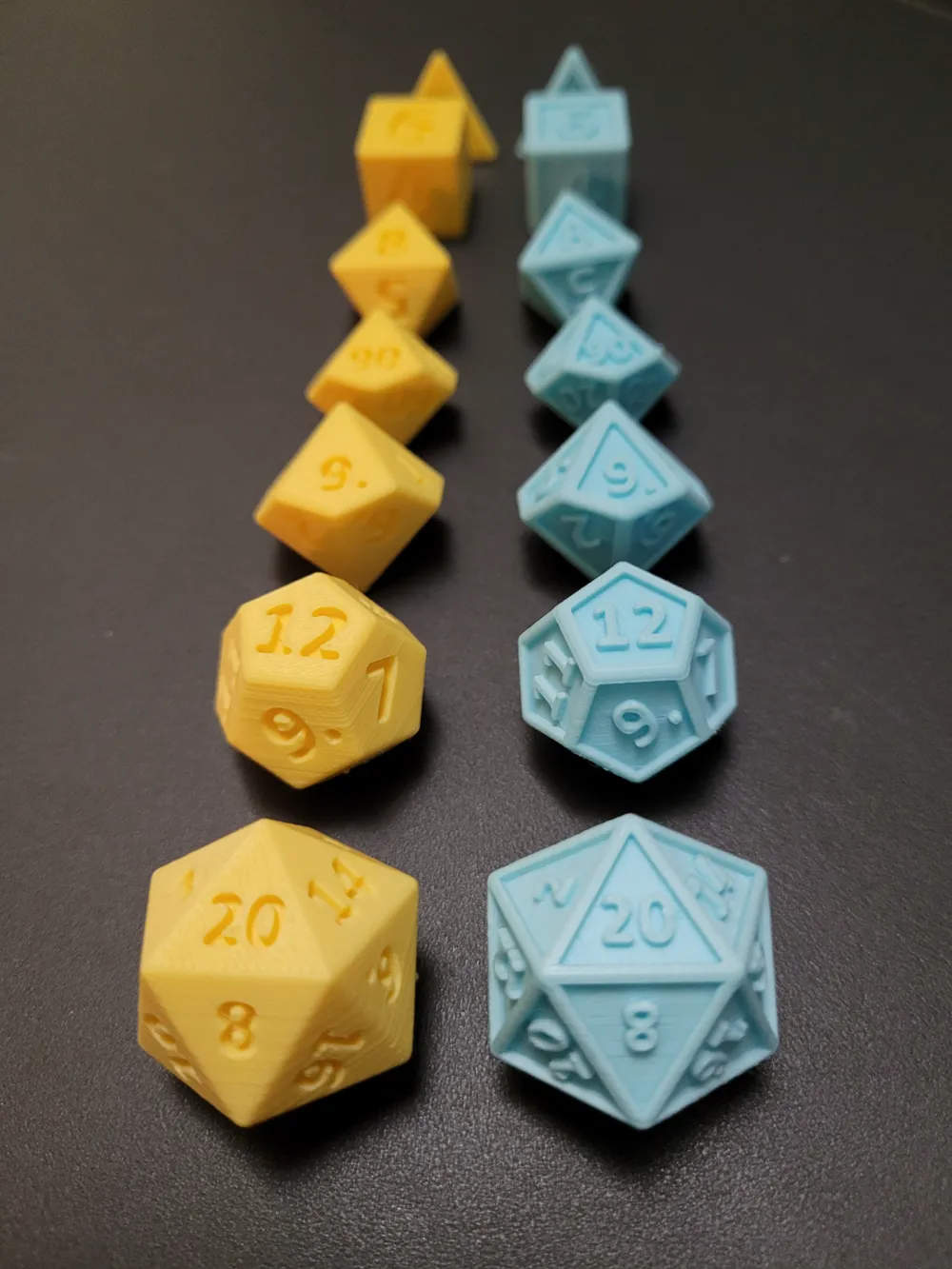 Customizable Dice - D20, D12, D10, D8, D6, D4 by Lerch - MakerWorld