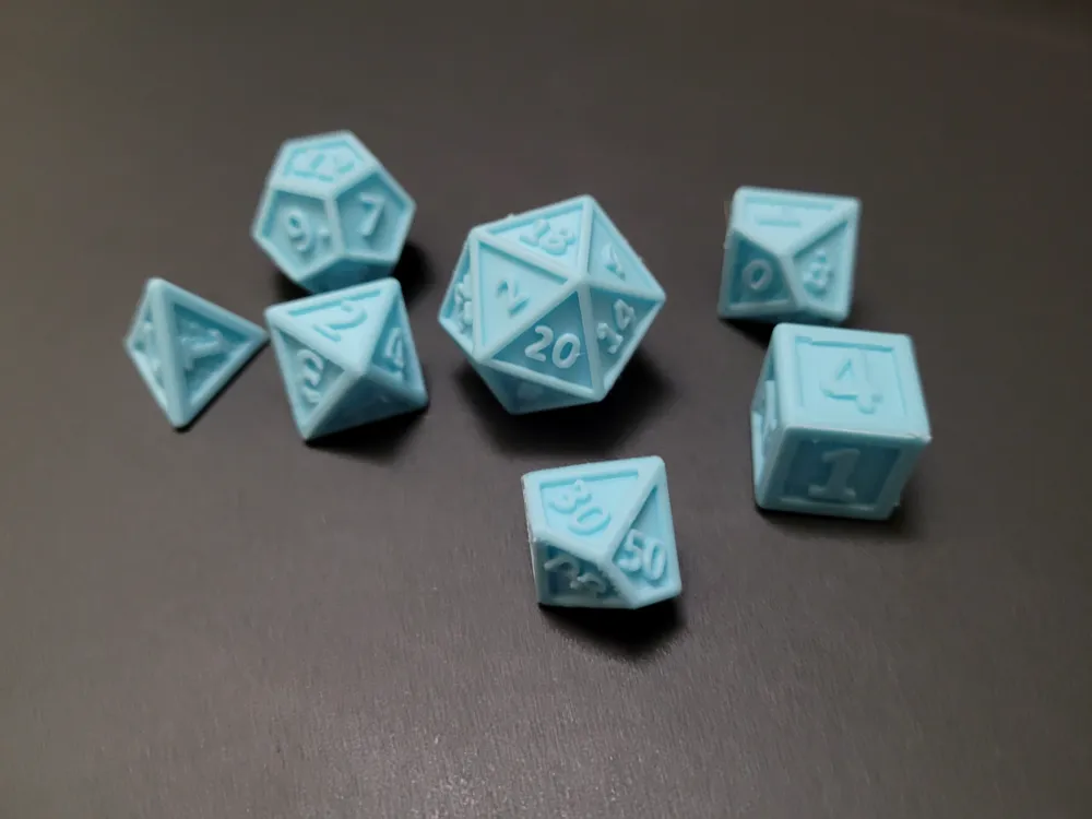 Customizable Dice - D20, D12, D10, D8, D6, D4 by Lerch MakerWorld ...