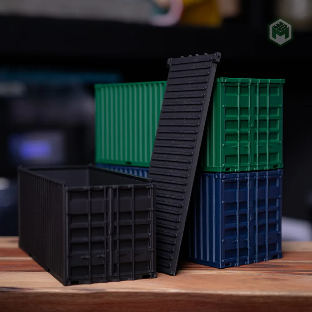 Stackable Shipping Container Storage Compartment - Free 3D Print Model ...