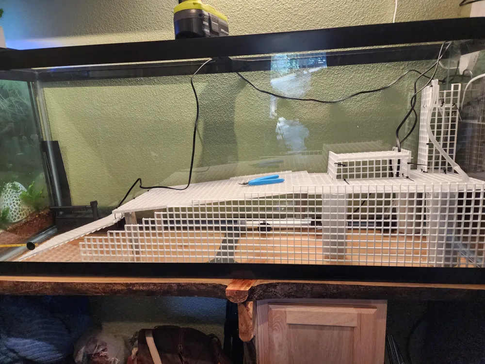 Aquarium/Terrarium Egg Crate for Hardscape and Plant/Moss Propogation ...