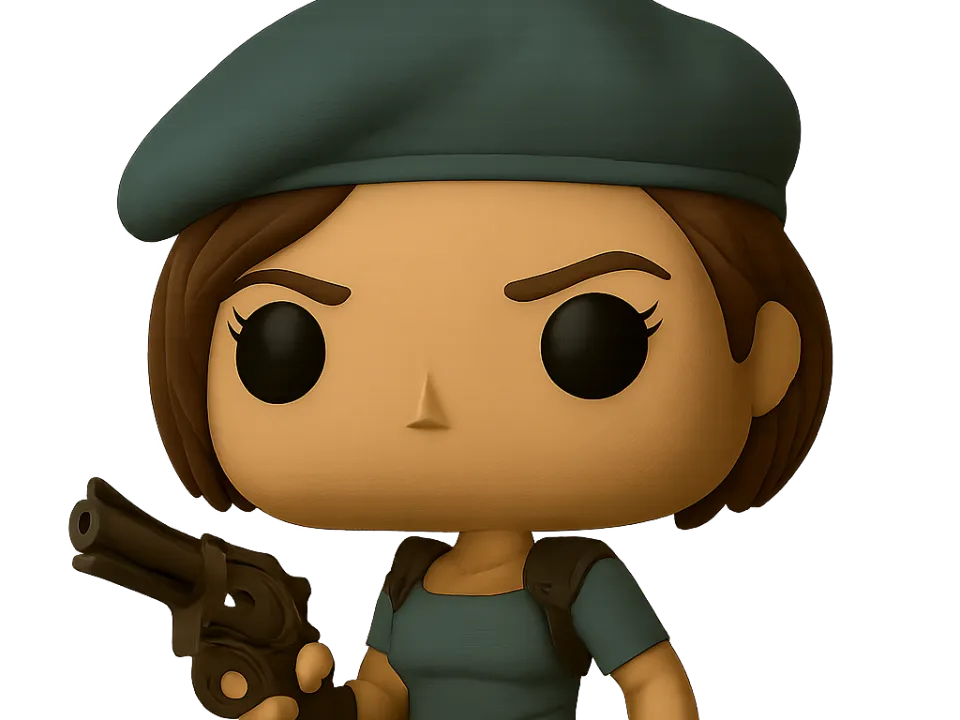 Jill Valentine from resident evil funko pop by AkamaruCZE MakerWorld ...