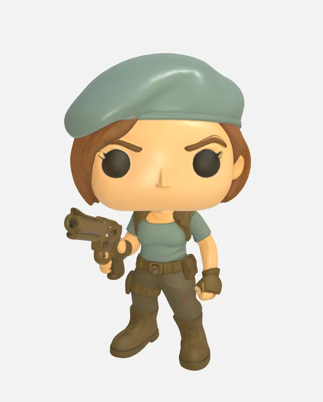 Jill Valentine de Funko Pop de Resident Evil por AkamaruCZE MakerWorld ...