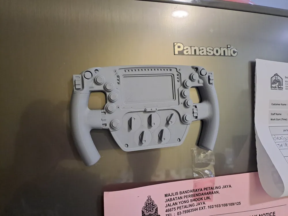 Formula 1 Steering Wheel Magnet by Coro Kun MakerWorld: Download Free ...