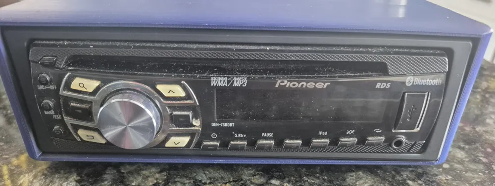 Car / Marine Radio & Stereo Case - Single DIN - Free 3D Print Model ...
