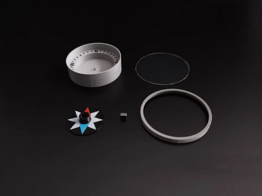 Working Magnetic Compass by Elektrooon MakerWorld: Download Free 3D Models