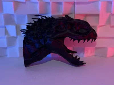 Indominus Rex Head (10-25 Grams) by Sven MakerWorld: Download Free 3D ...