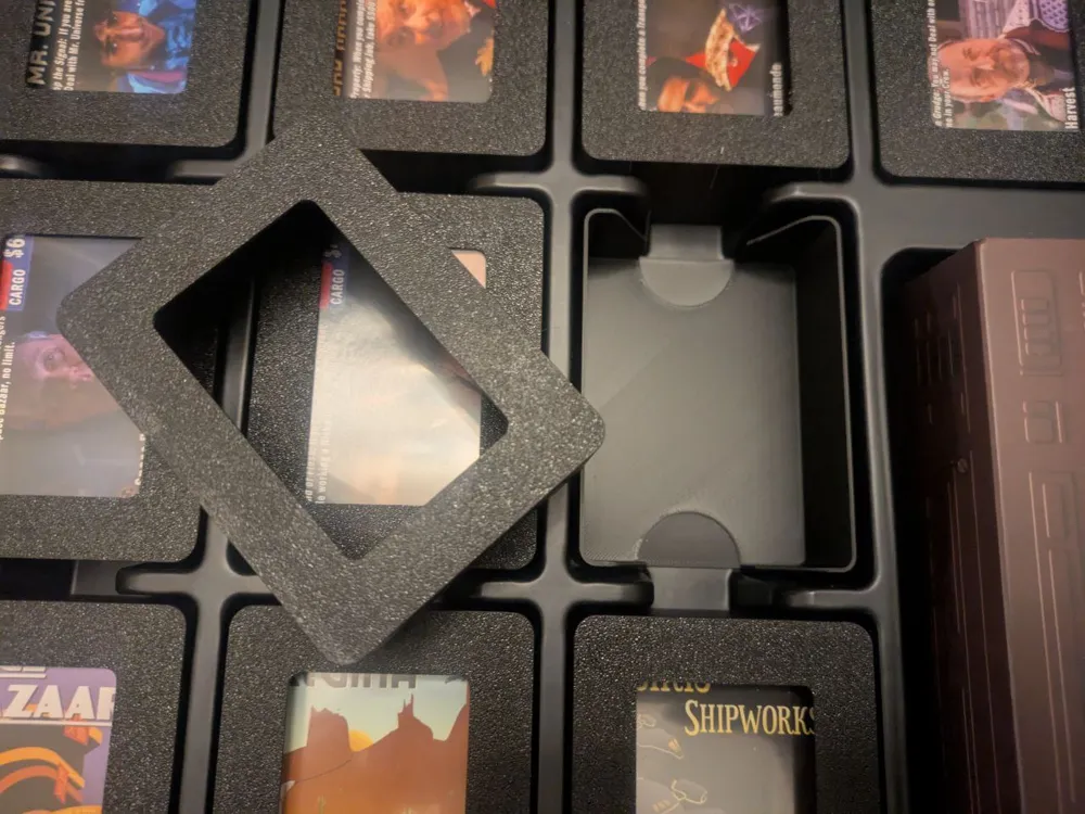 Firefly 10th anniversary simple sleeved card tray - Free 3D Print Model ...