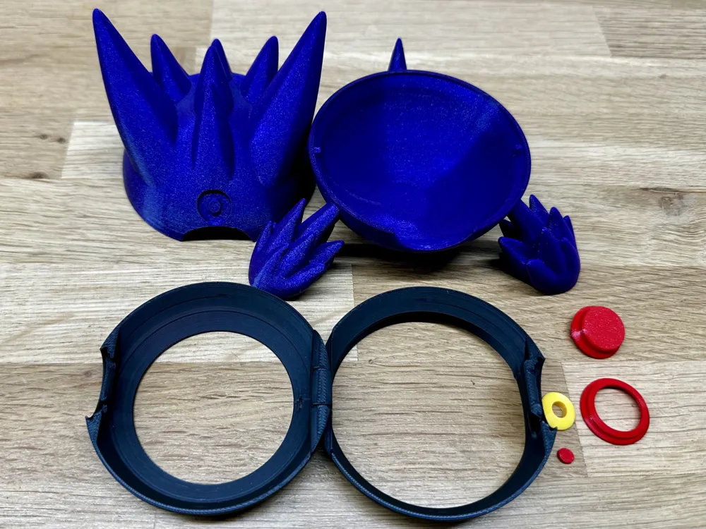 Mega Gengar Ball - Pokemon - Pokeball Functional by Torikami MakerWorld ...