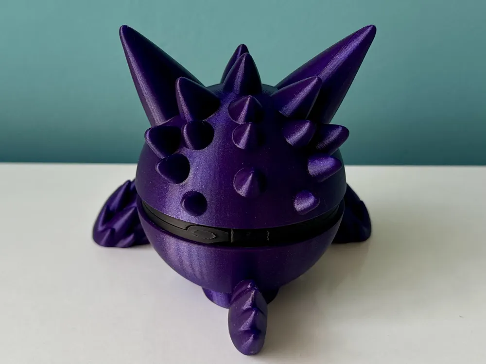 Mega Gengar Ball - Pokemon - Pokeball Functional by Torikami MakerWorld ...