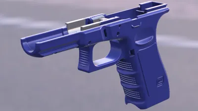 Glock 17 Gen 3 Pistol Frame by AnOnCHMakerWorld: Download Free 3D Models