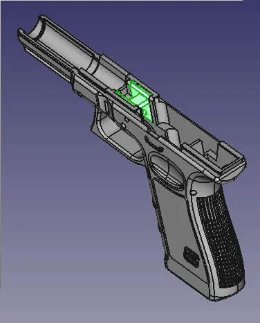 Glock 17 Gen 3 Pistol Frame by AnOnCH MakerWorld: Download Free 3D Models