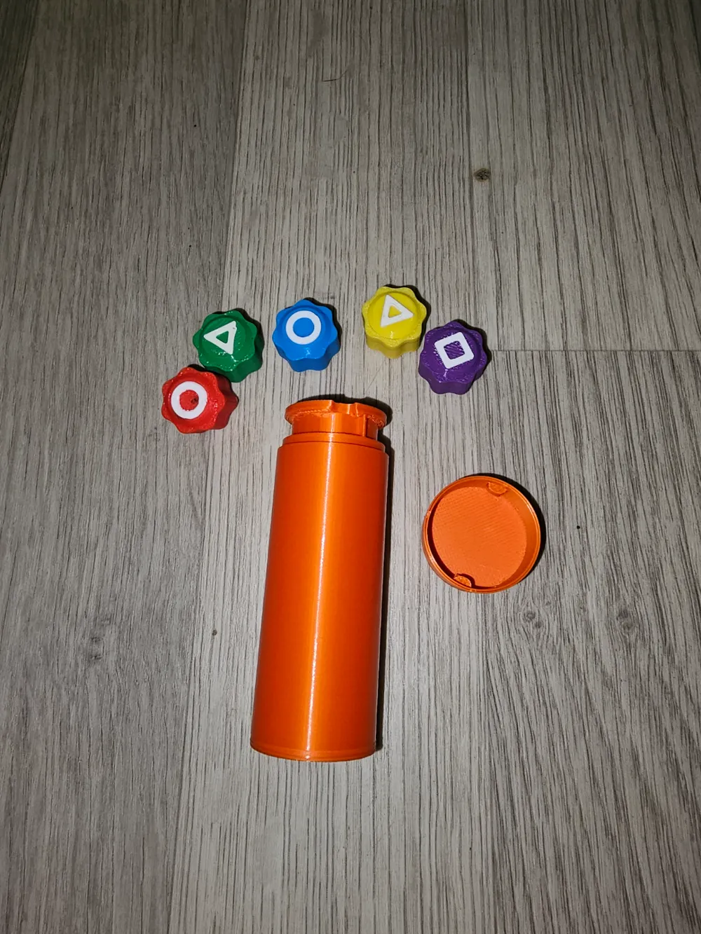 squid game gonggi and round box by karel - MakerWorld