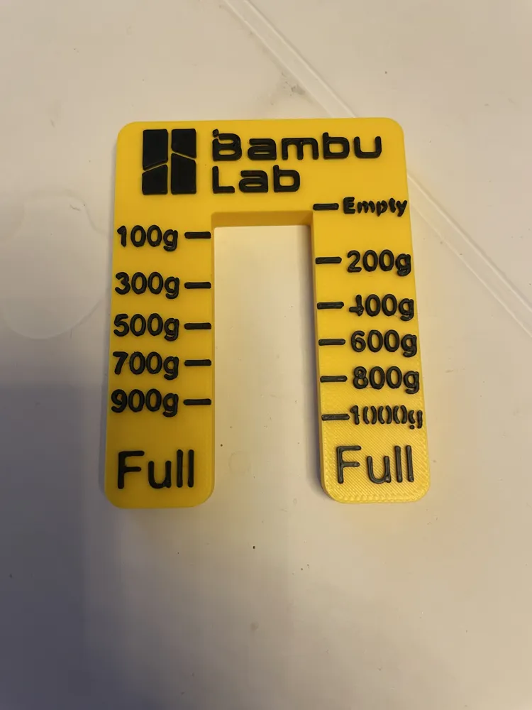 Filament measure with easy to understand lines by Mikael SWE MakerWorld ...