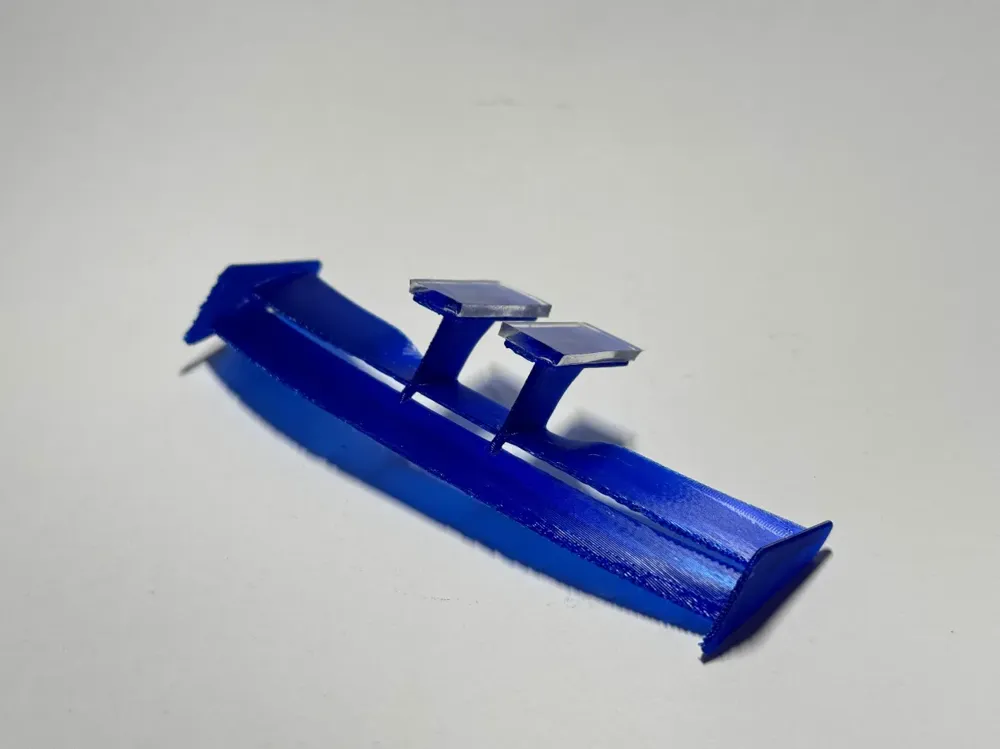 Mini car spoiler with dual wings by Youfu - MakerWorld