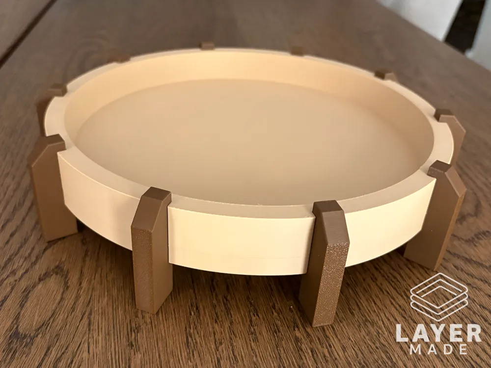 Mid Century Modern Tray - Free 3D Print Model - MakerWorld