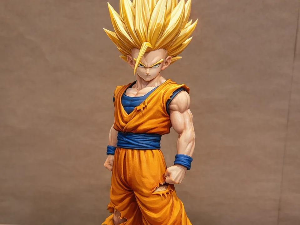 Son Gohan Super Saiyan 2 * 25cm * very detailed - Free 3D Print Model ...
