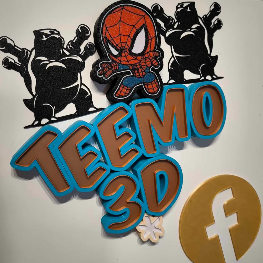 Led Sign Symbols & Covers - Komika by PRINT3DGIFTSMakerWorld: Download Free 3D Models