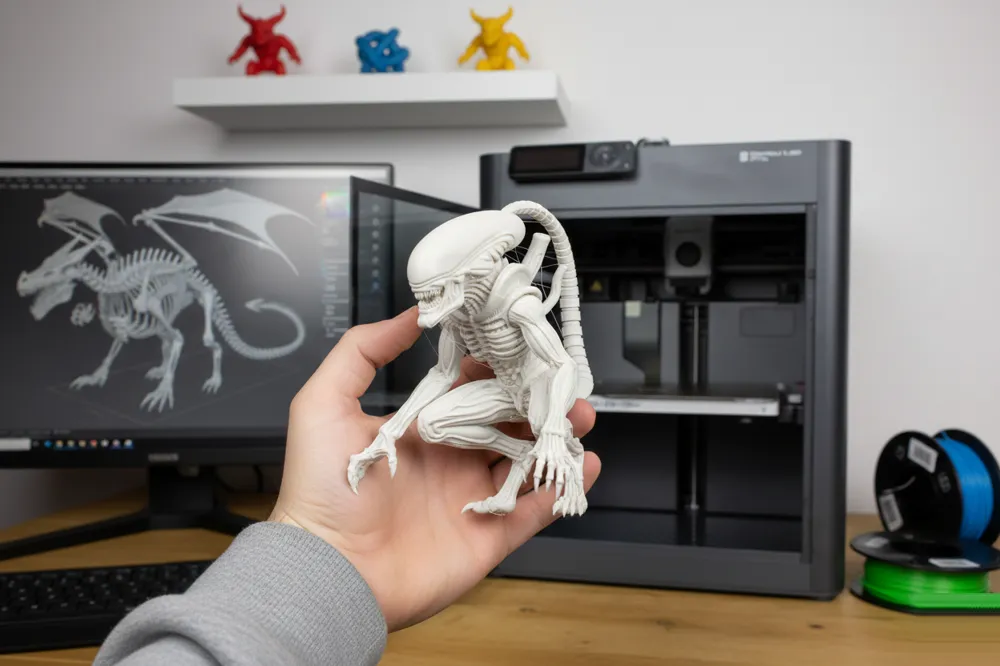 Alien Xenomorphe - Modèle d'Impression 3D Gratuit - MakerWorld