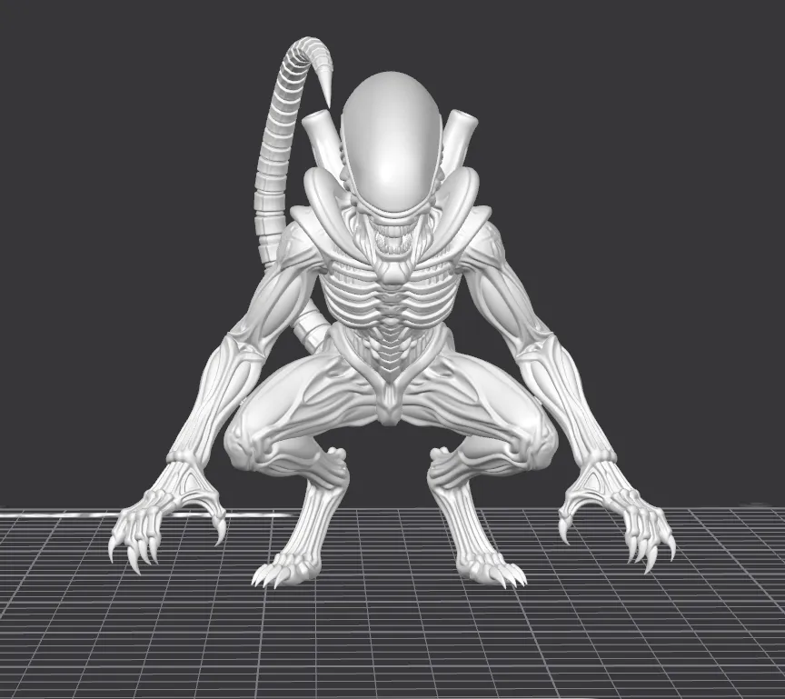 Alien Xenomorphe - Modèle d'Impression 3D Gratuit - MakerWorld