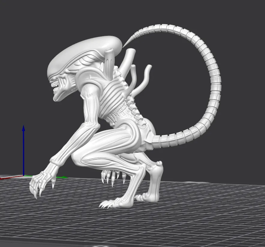 Alien Xenomorphe - Modèle d'Impression 3D Gratuit - MakerWorld