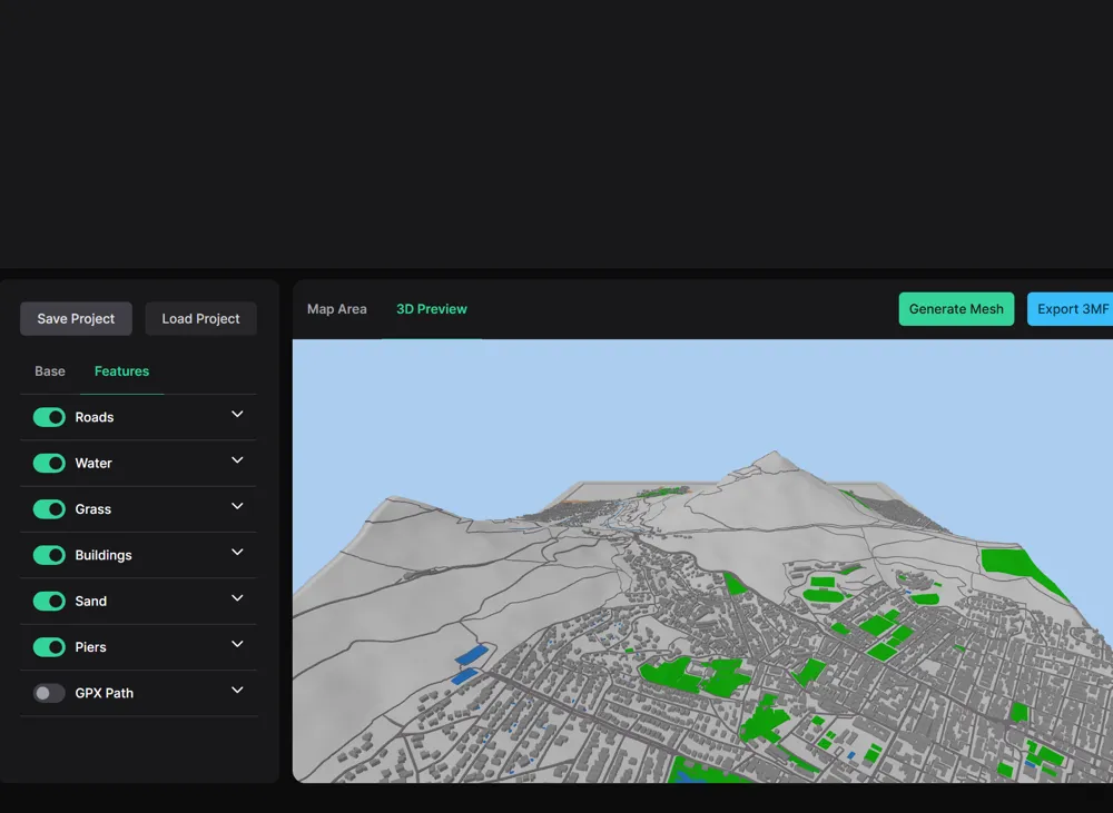 3D Map Maker - Generate Map with Topography by Wadye MakerWorld: Download Free 3D Models