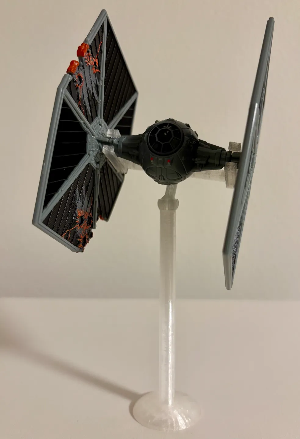 Star Wars MGS Tie Fighter Custom Stand - Posable by CT-1226 - MakerWorld
