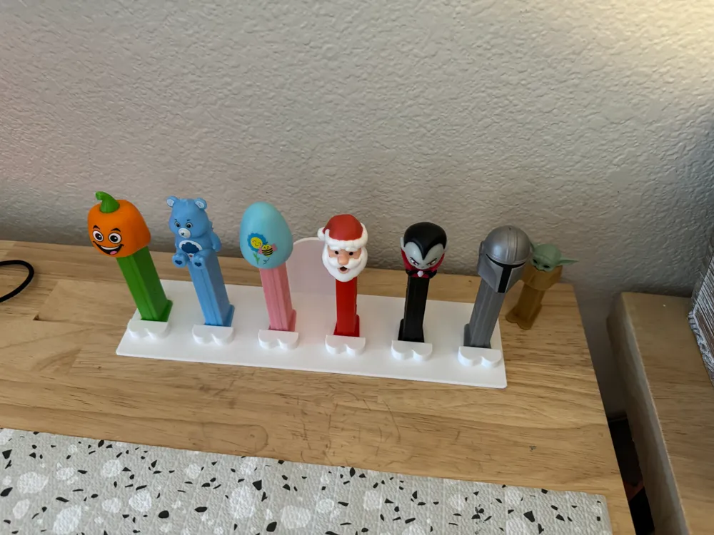 Pez Wall Display Stand Remixed by Bleepard - MakerWorld