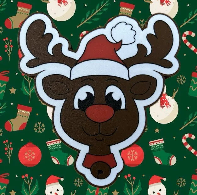 Rodolph the red nose reindeer lightbox by Weprint3duk - MakerWorld