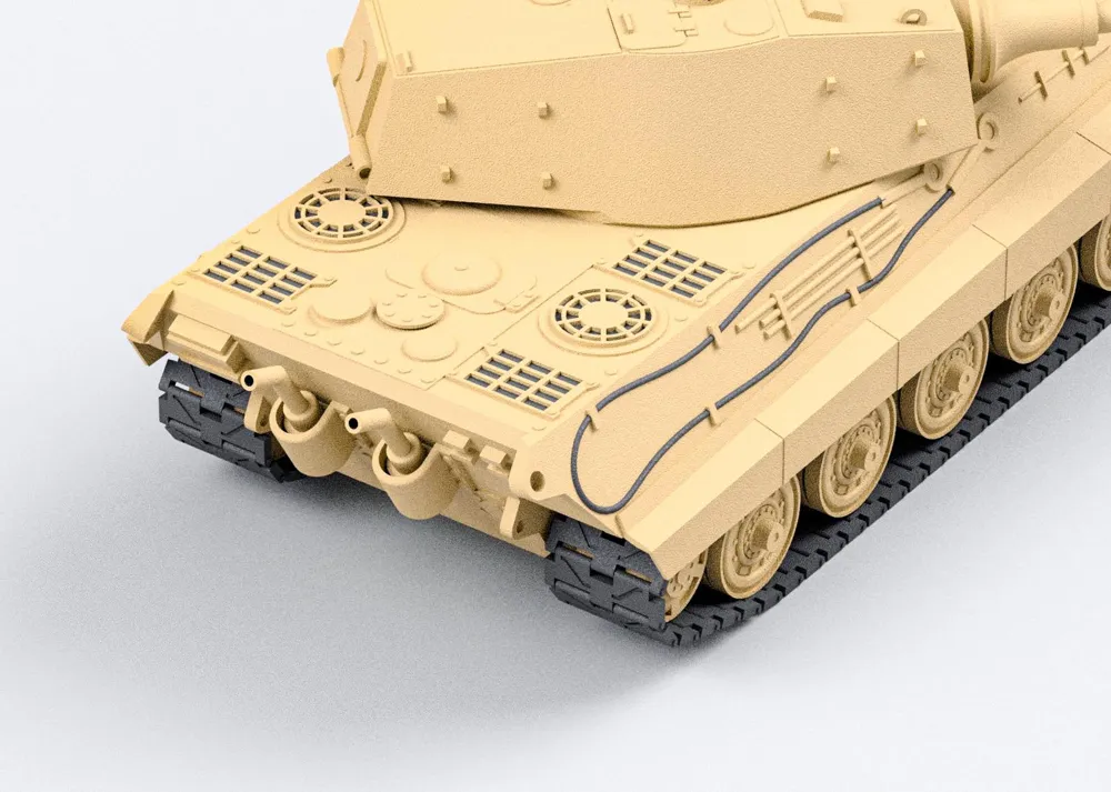 Tiger II 1:35 fully 3D printed model tank - Free 3D Print Model ...