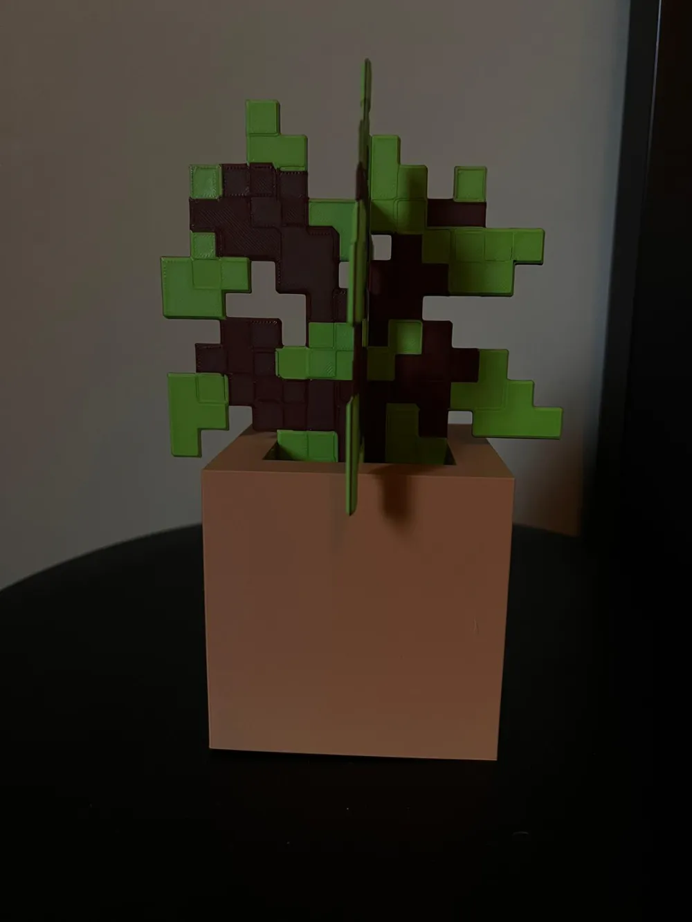 Minecraft Oak sapling In A Pot by kip - MakerWorld