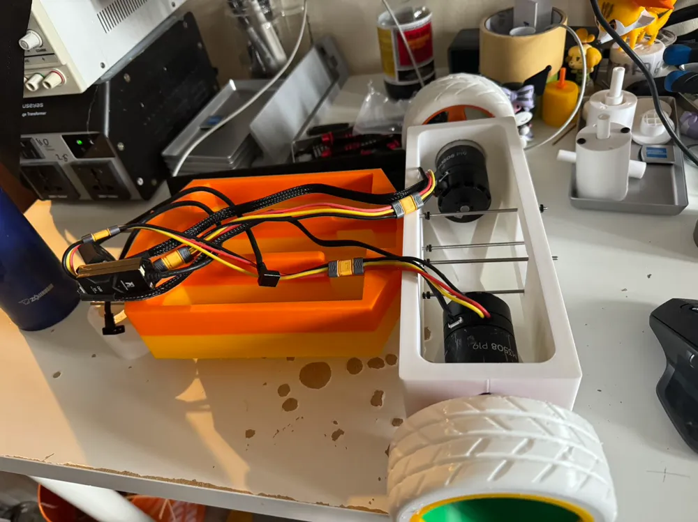 RC car using RoboMaster M3508 Remixed by sikaxn - MakerWorld