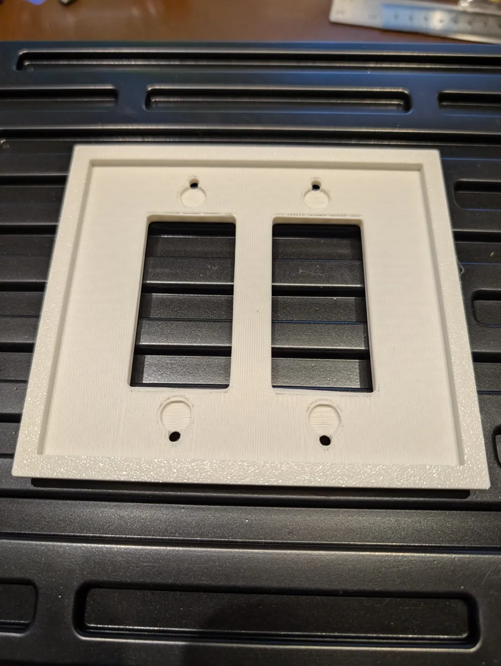 Decorative Decor Style Double Cover Plate - Wide by Richard Batten ...