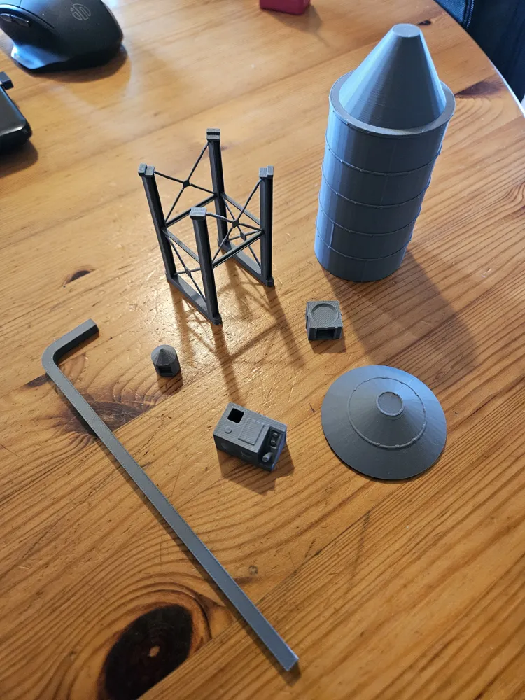 Silo Grain Storage Model Railway TT by LT Design - MakerWorld