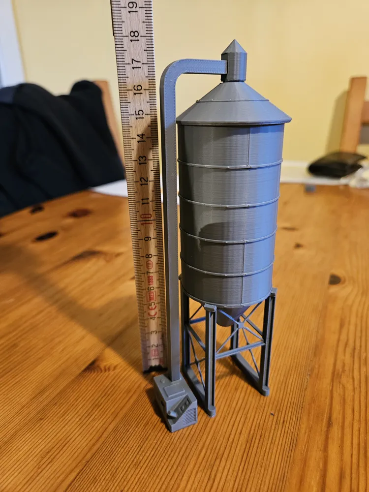 Silo Grain Storage Model Railway TT by LT Design - MakerWorld