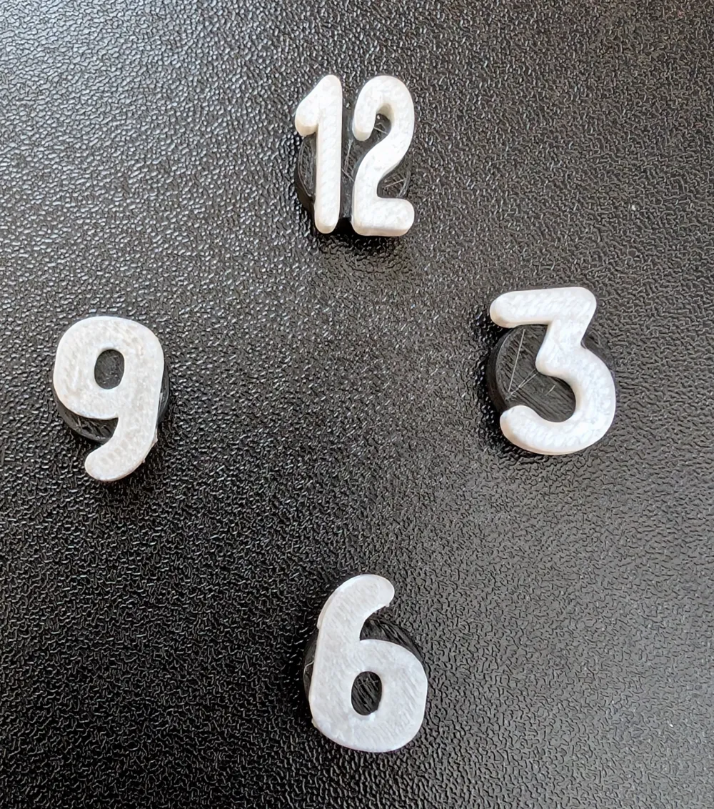 CAT CLOCK Numbers by James Clement - MakerWorld