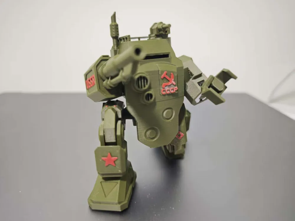Soviet T-340-85 Walking Tank (Fully Articulated) - Free 3D Print Model ...