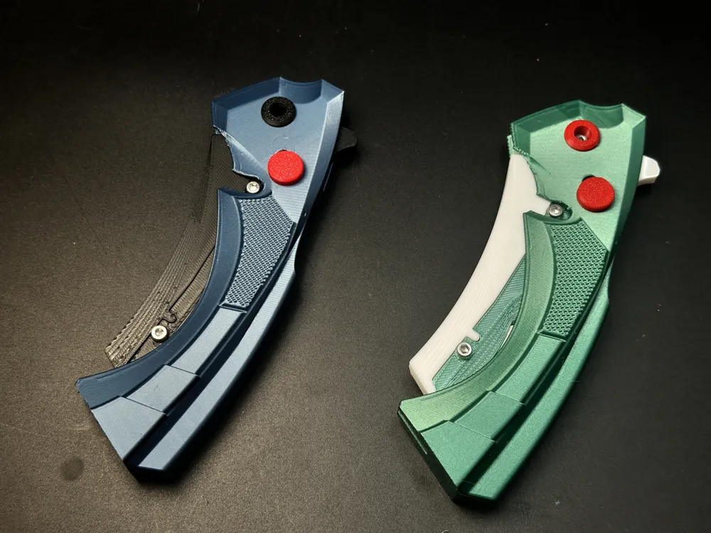 Heavy-Duty Folding Utility Knife with Lock Button by Trent Studio MakerWorld: Download Free 3D ...