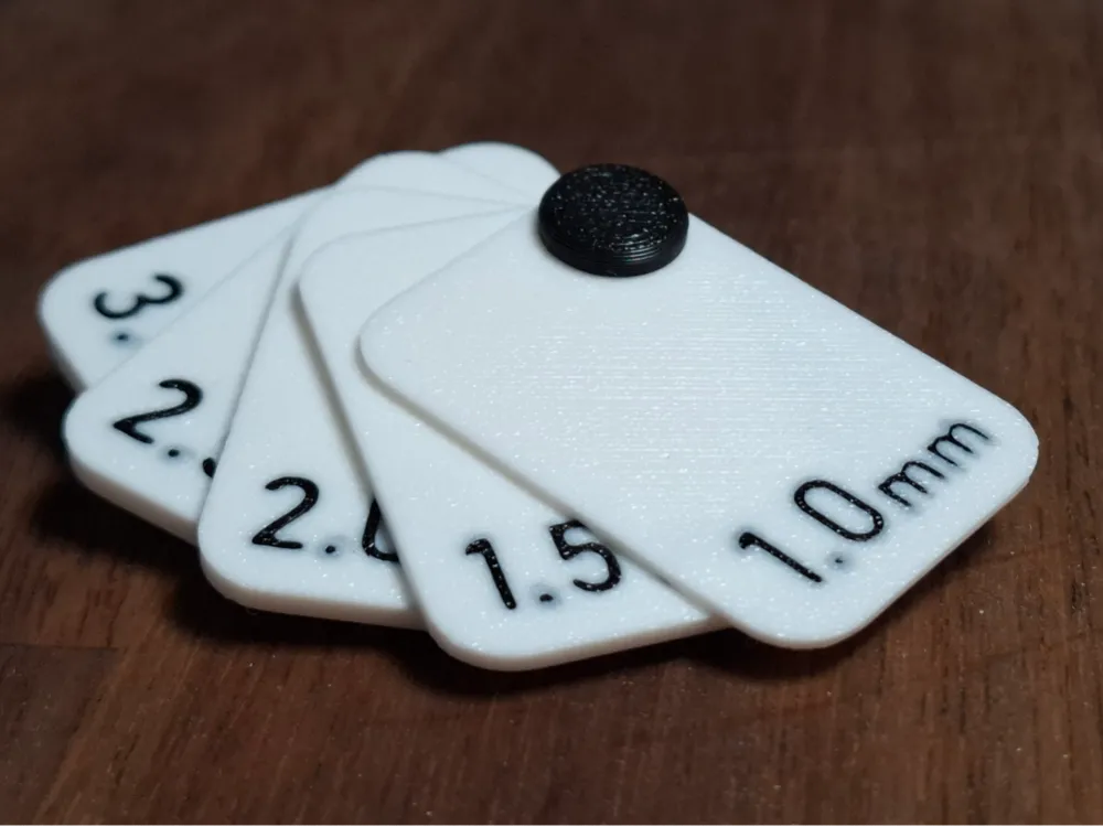 Real life Material thickness estimator (Rigidity) - Free 3D Print Model ...