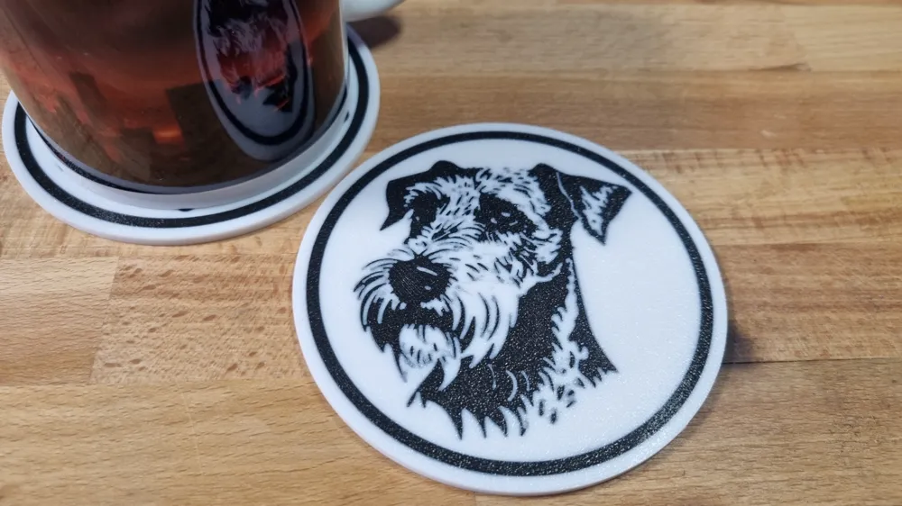 Welsh terrier dog coaster by Mr.Jay - MakerWorld